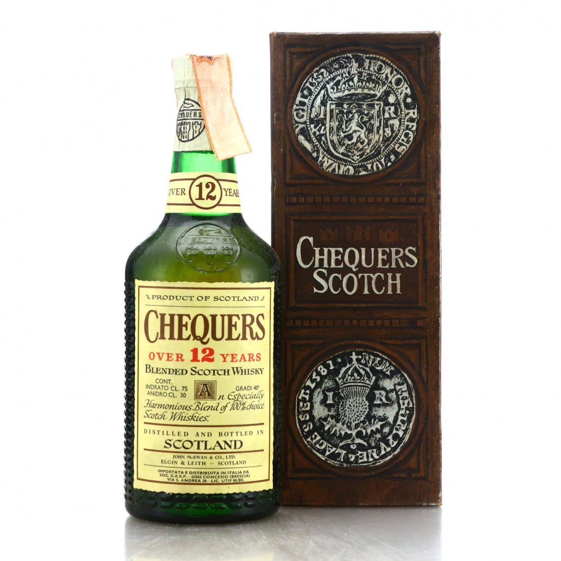 Chequers 12 Year Old Scotch Whisky 1970s | Whisky Auctioneer