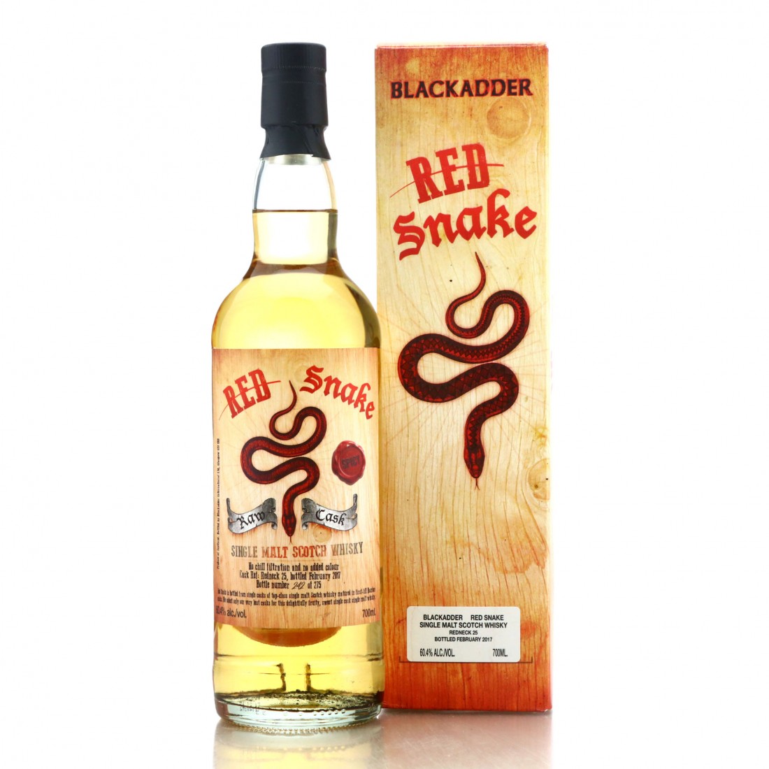 Red Snake Blackadder Redneck 25 | Whisky Auctioneer
