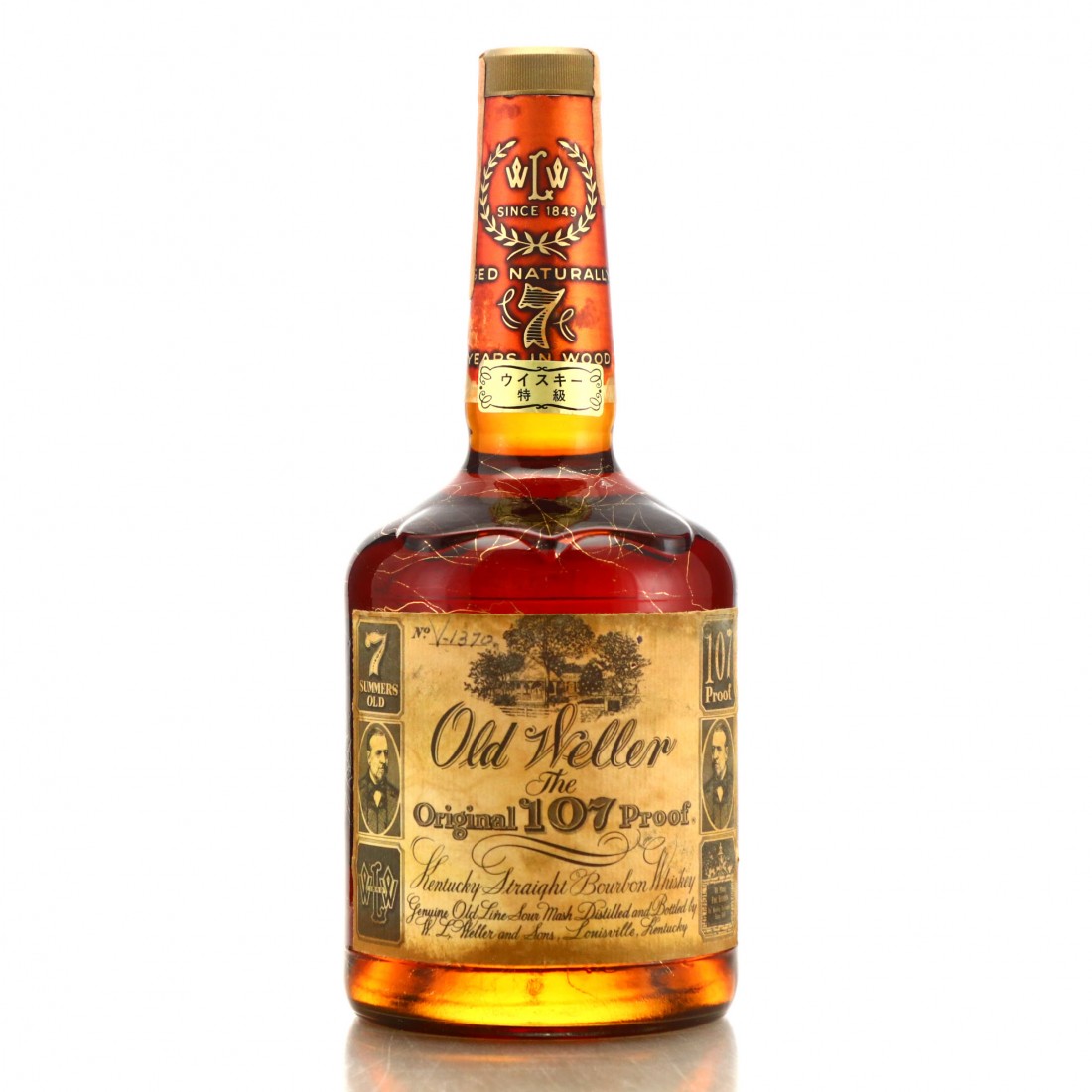 Old Weller Original 107 Proof 7 Year Old 1987 / Stitzel-Weller | Whisky ...