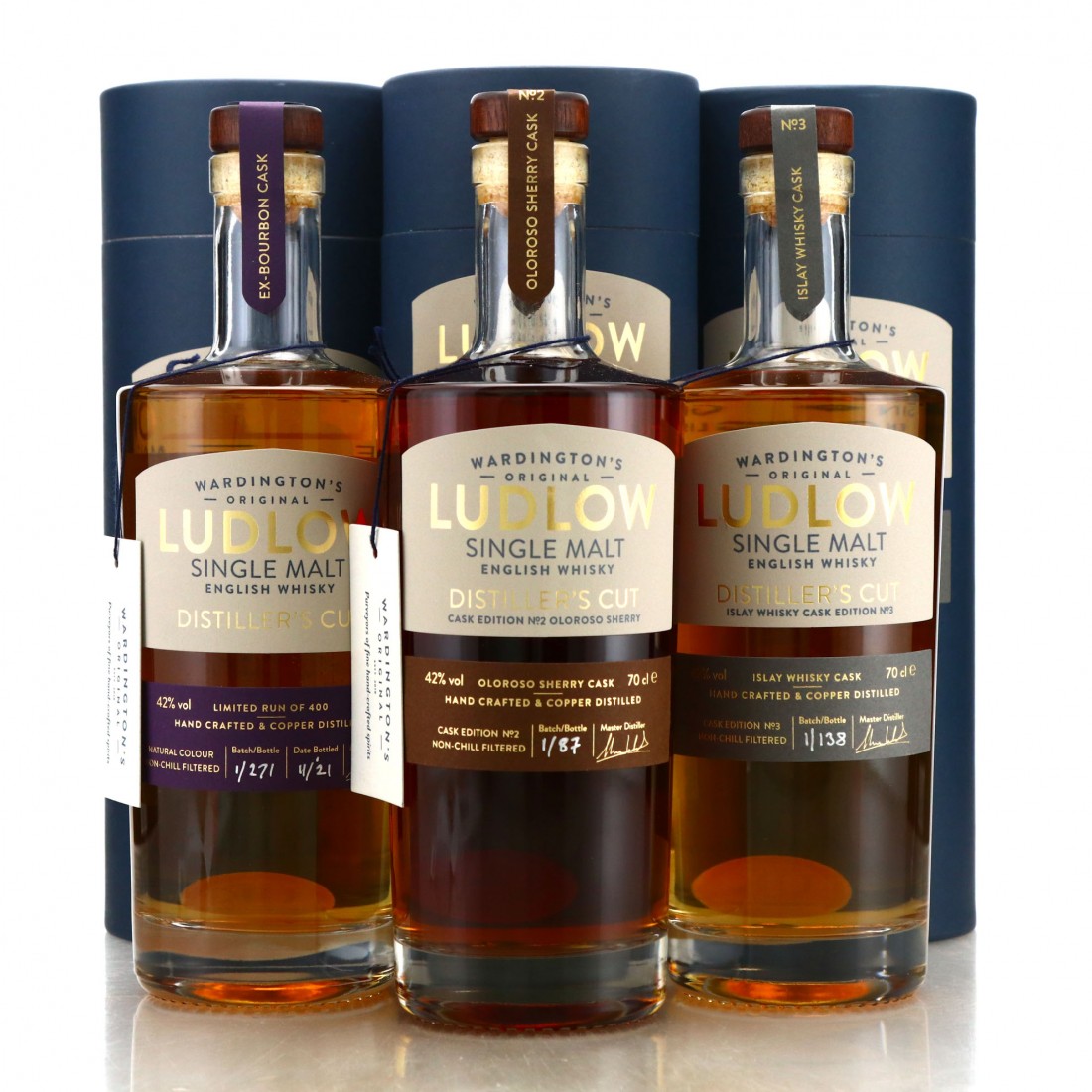 Wardington's Original Ludlow Distiller's Cut 3 x 70cl | Whisky Auctioneer