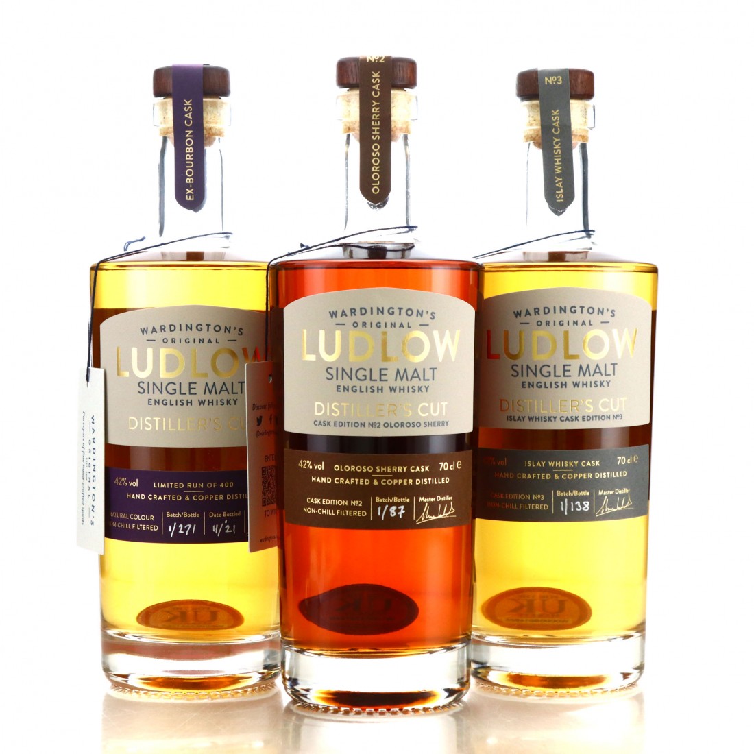 Wardington's Original Ludlow Distiller's Cut 3 x 70cl | Whisky Auctioneer