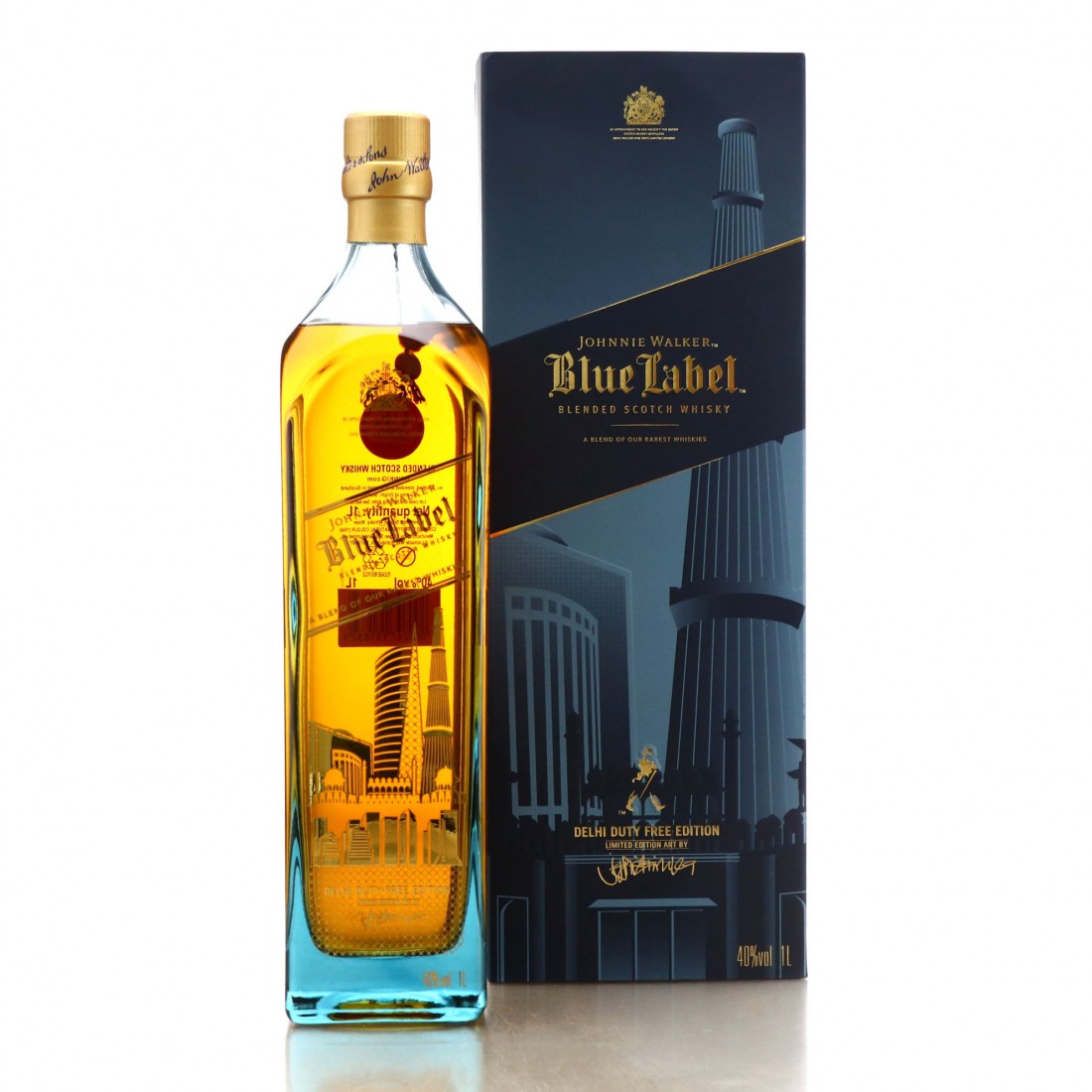 Johnnie Walker Blue Label Delhi Duty Free Edition 1 Litre | Whisky ...