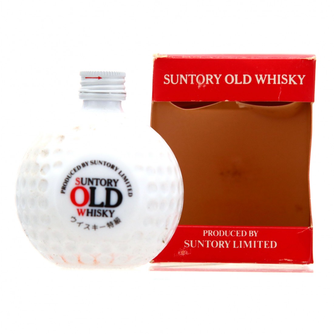 Suntory Old Whisky Golf Ball Bottle 10cl | Whisky Auctioneer
