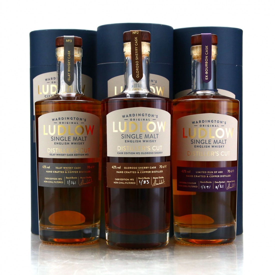 Wardington's Original Ludlow Distiller's Cut 3 x 70cl | Whisky Auctioneer