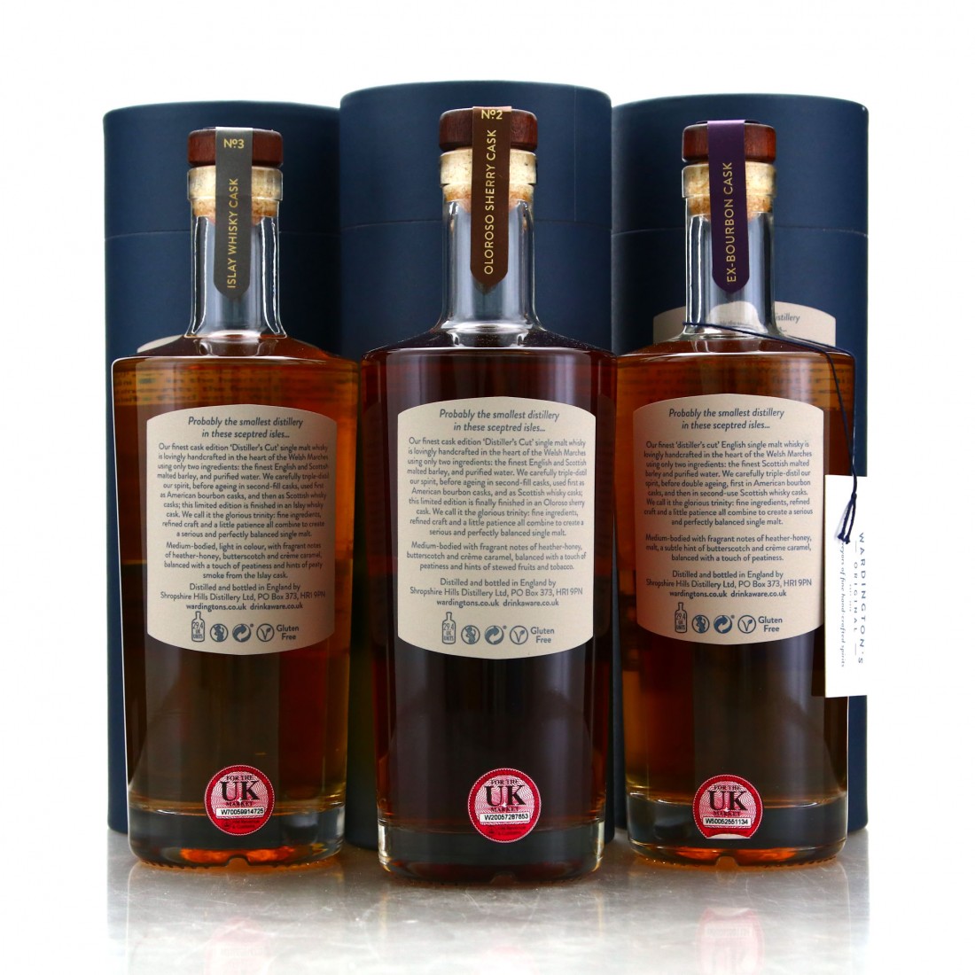 Wardington's Original Ludlow Distiller's Cut 3 x 70cl | Whisky Auctioneer