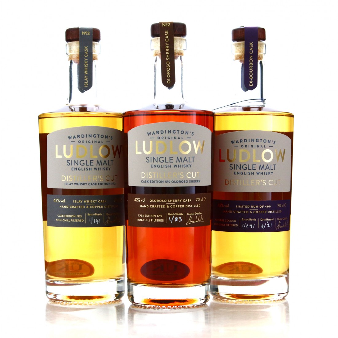 Wardington's Original Ludlow Distiller's Cut 3 x 70cl | Whisky Auctioneer