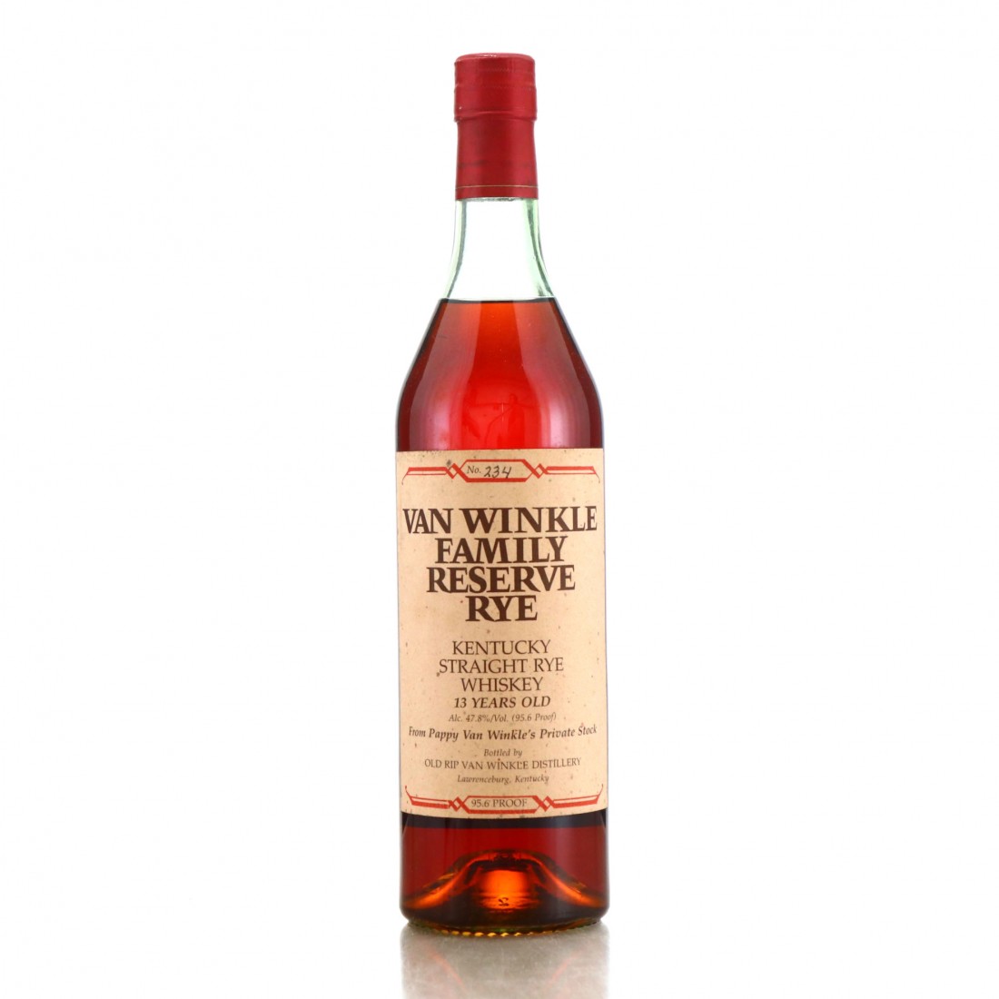 Van Winkle 13 Year Old Family Reserve Rye / 1998 Release | Whisky ...