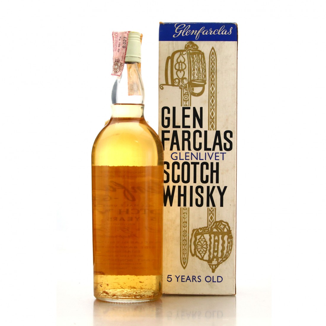 Glenfarclas 5 Year Old Grant Bonding Co 1970s / Co. Pinerolo Import ...