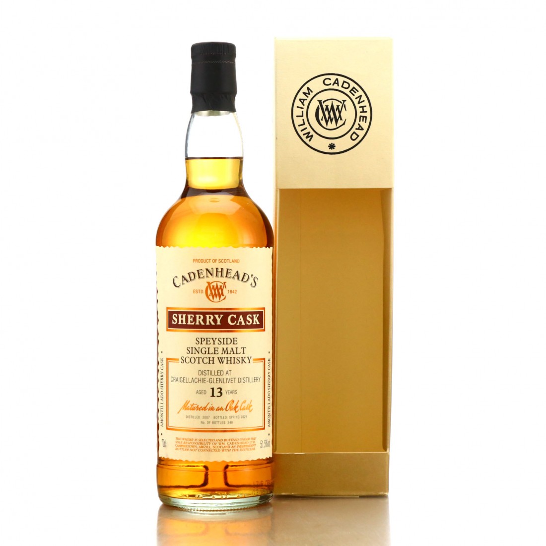 Craigellachie 2007 Cadenhead's 13 Year Old Sherry Cask | Whisky Auctioneer