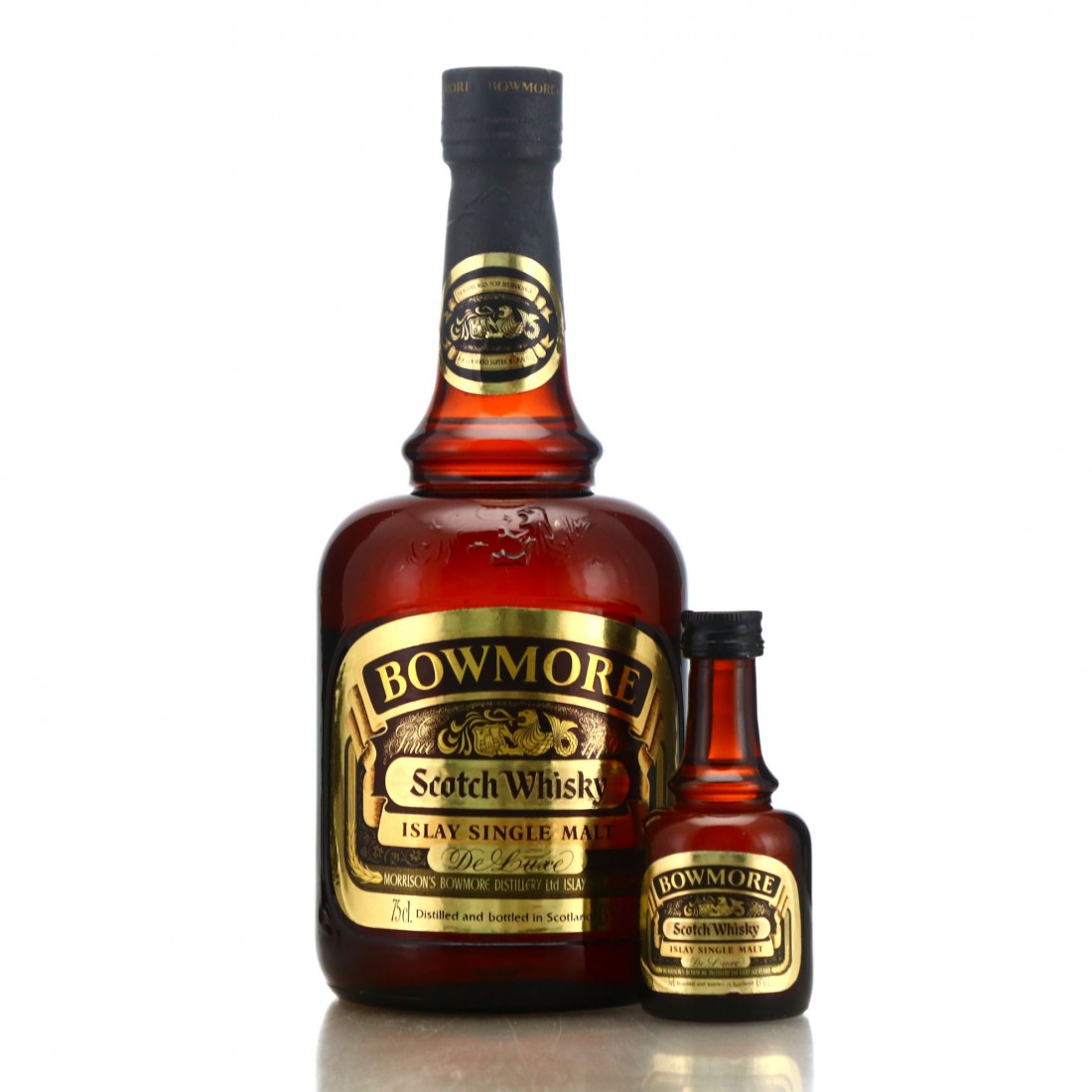 Bowmore De Luxe 1980s with Miniature | Whisky Auctioneer