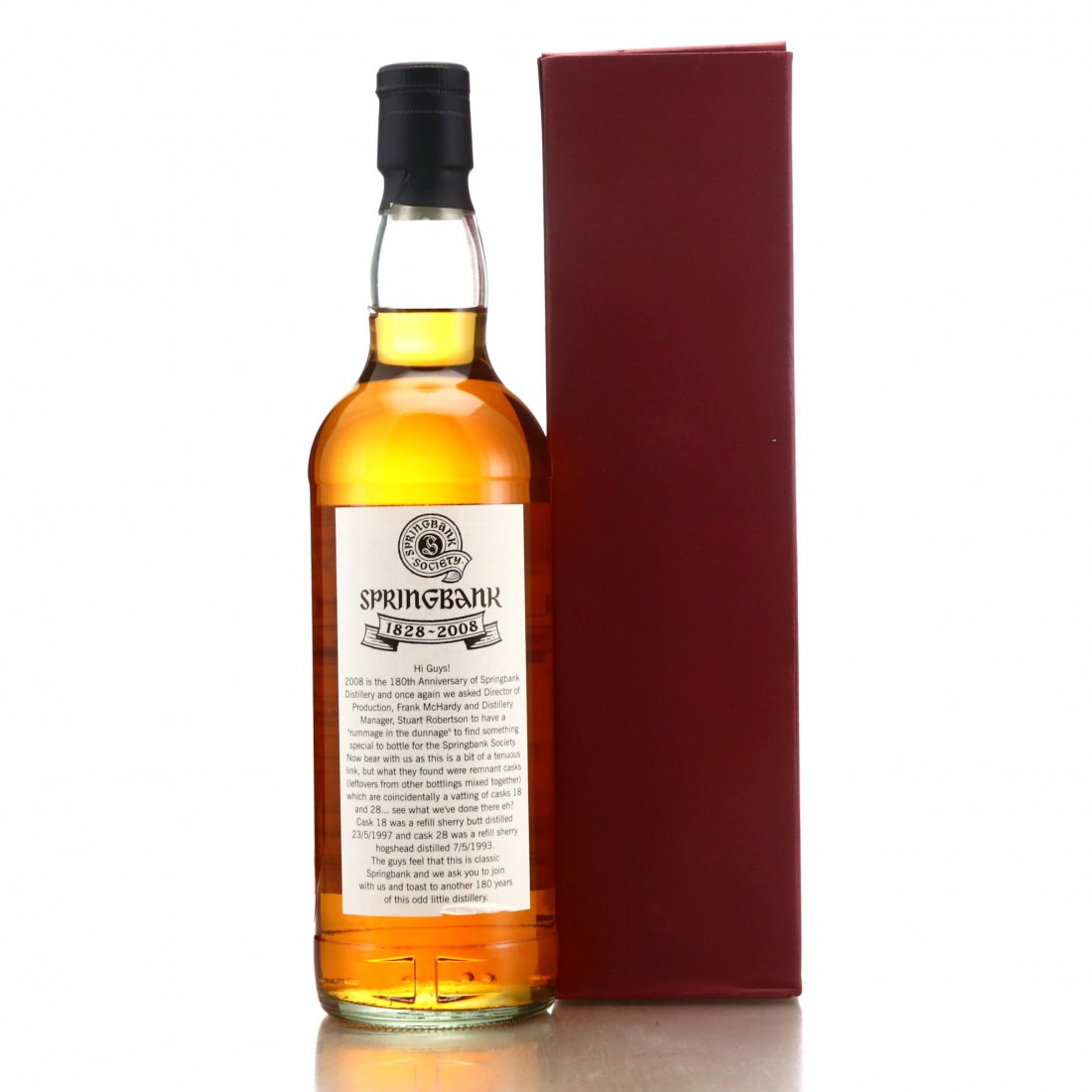 Springbank 1997 Springbank Society / 180th Anniversary | Whisky Auctioneer