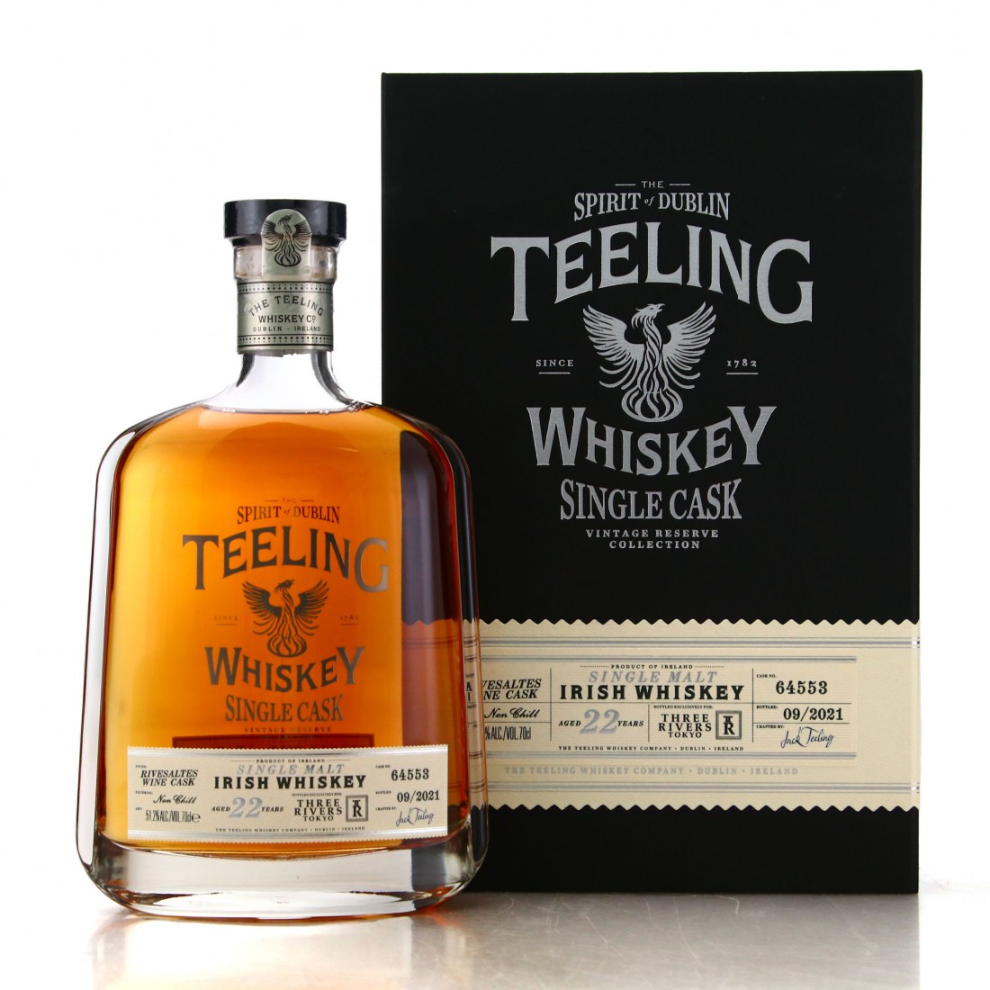 Teeling Whiskey 22 Year Old Single Rivesaltes Cask Finish #64553 ...