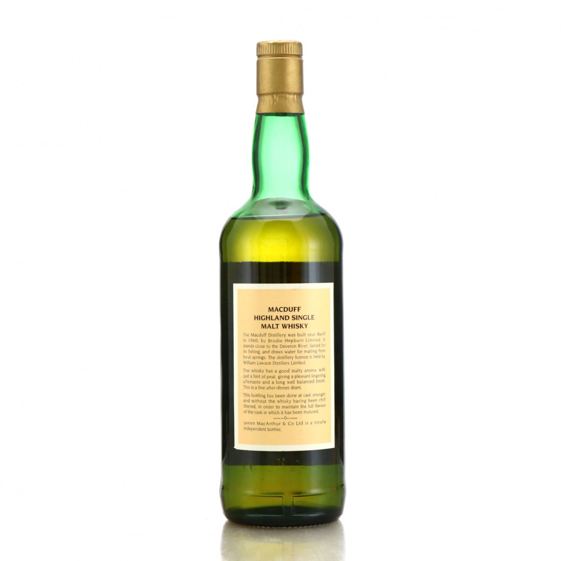 Macduff 21 Year James Macarthur Cask Strength 1980s | Whisky Auctioneer