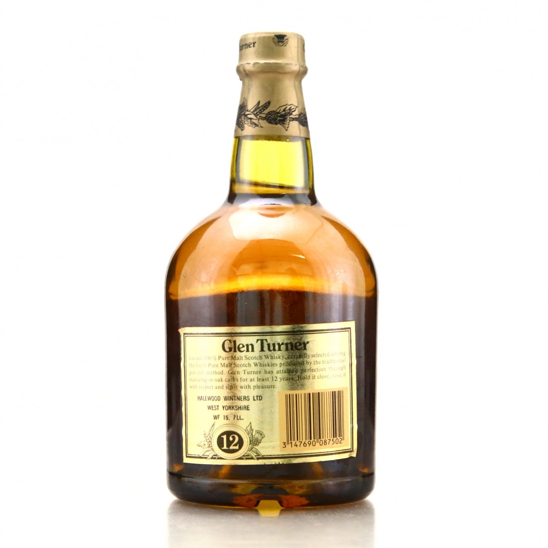 Glen Turner 12 Year Old Pure Malt 1980s | Whisky Auctioneer