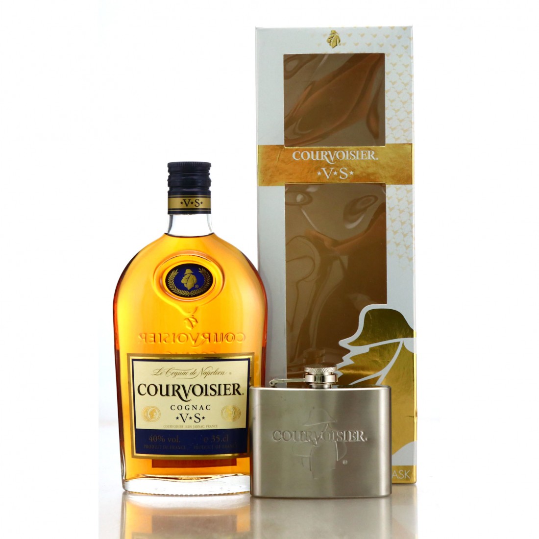 Courvoisier V.S. Cognac Gift Pack 35cl | Whisky Auctioneer