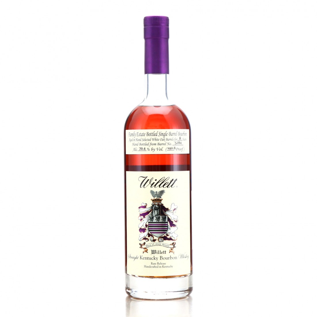 Willett Family Estate 8 Year Old Single Barrel Bourbon #5284 70cl ...