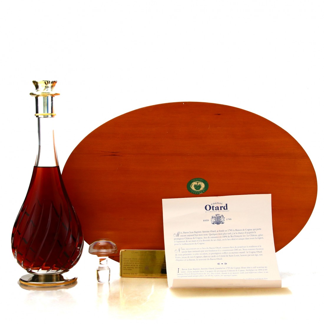 Otard Cognac 200th Anniversary Crystal Decanter | Whisky Auctioneer