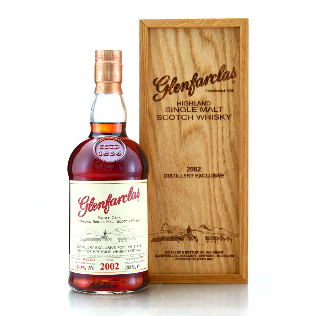 Glenfarclas 2002 Single Cask #2774 / Spirit of Speyside Festival 2023 ...