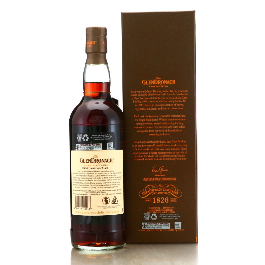 Glendronach 1990 Single PX Cask 31 Year Old #7423 / Batch 19 | Whisky ...