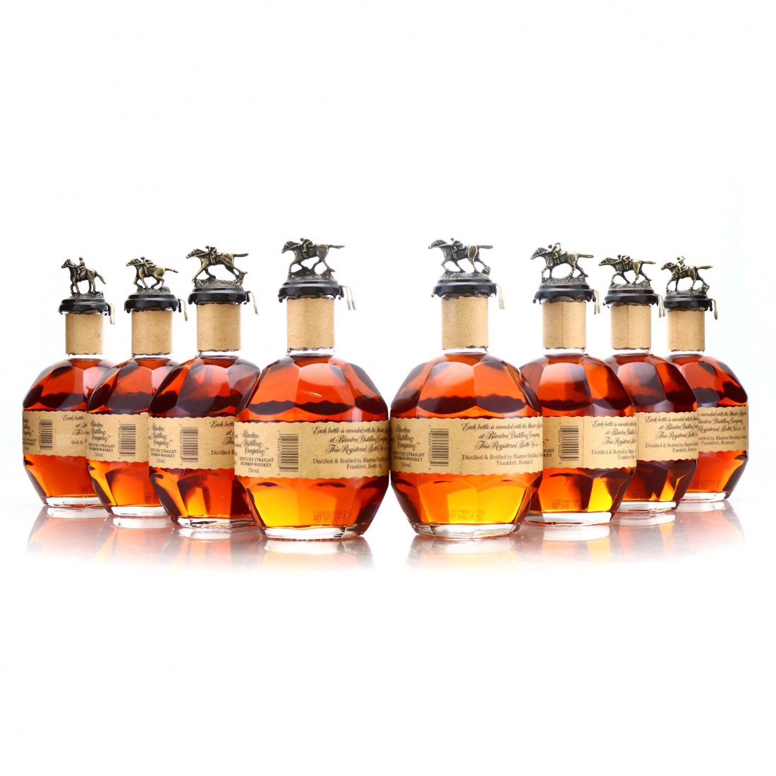 Blanton's Single Barrel dumped 2022 8 x 70cl / Full Stopper Set ...