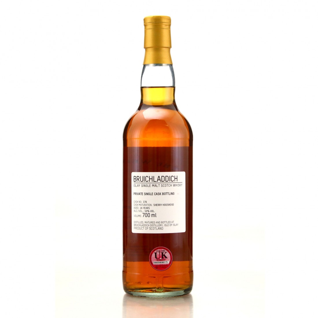 Bruichladdich 16 Year Old Private Cask #376 / The Wee Dram | Whisky ...