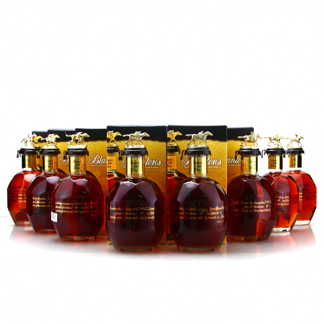 Blanton's Single Barrel Gold Edition Dumped 2021-22 8 x 70cl / Full ...