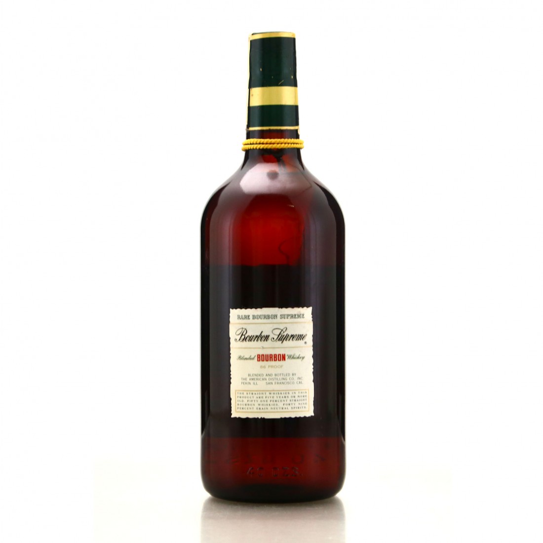Bourbon Supreme 1 Quart 1970s | Whisky Auctioneer