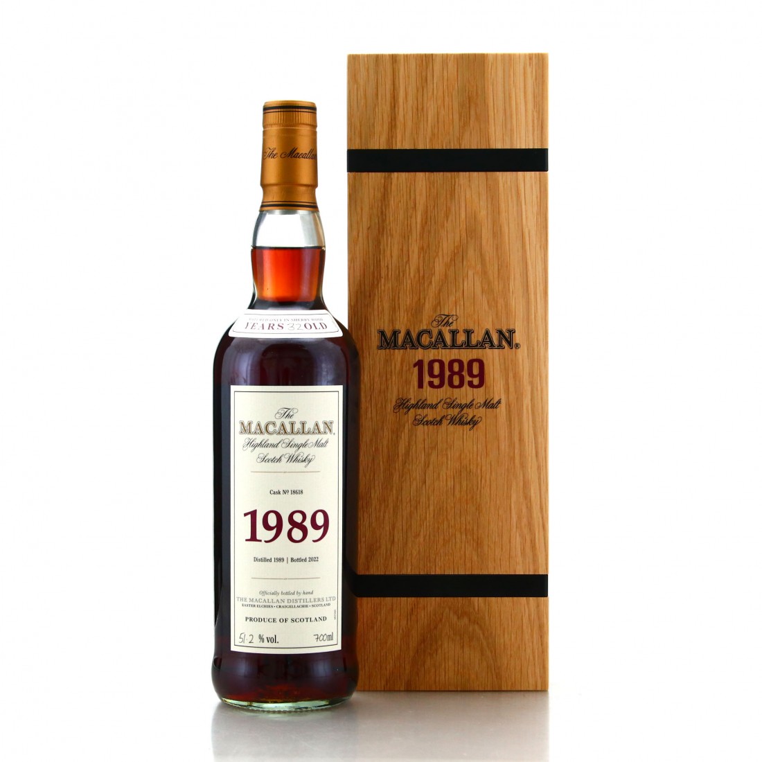 Macallan 1989 Fine and Rare 32 Year Old #18618 | Whisky Auctioneer