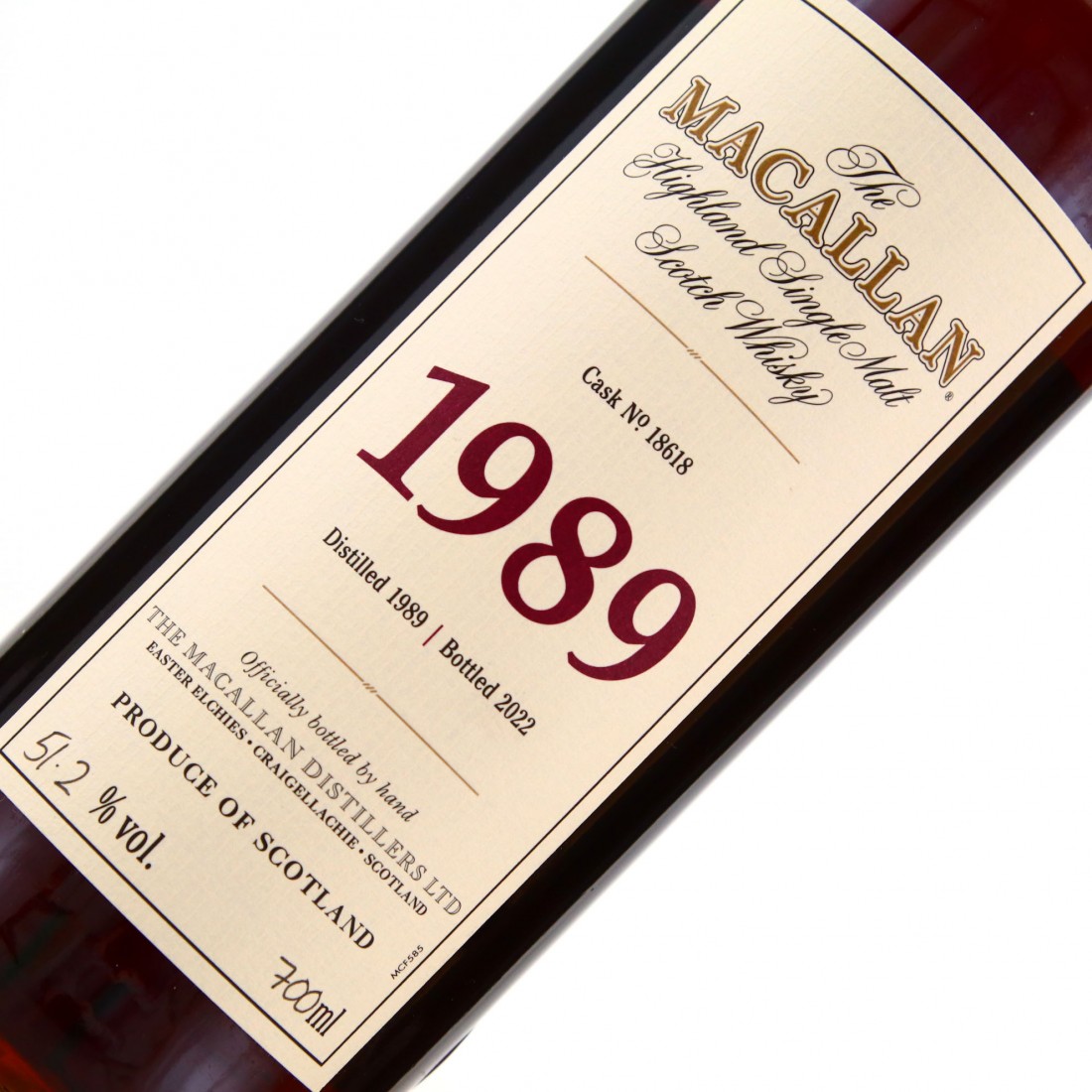 Macallan 1989 Fine and Rare 32 Year Old #18618 | Whisky Auctioneer