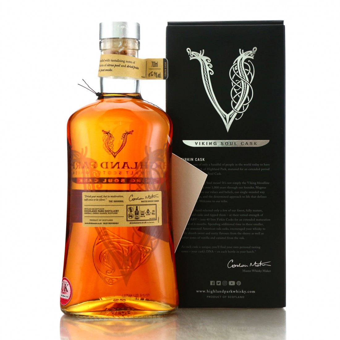 Highland Park 12 Year Old Viking Soul Cask #500122 / Whisky Vault ...