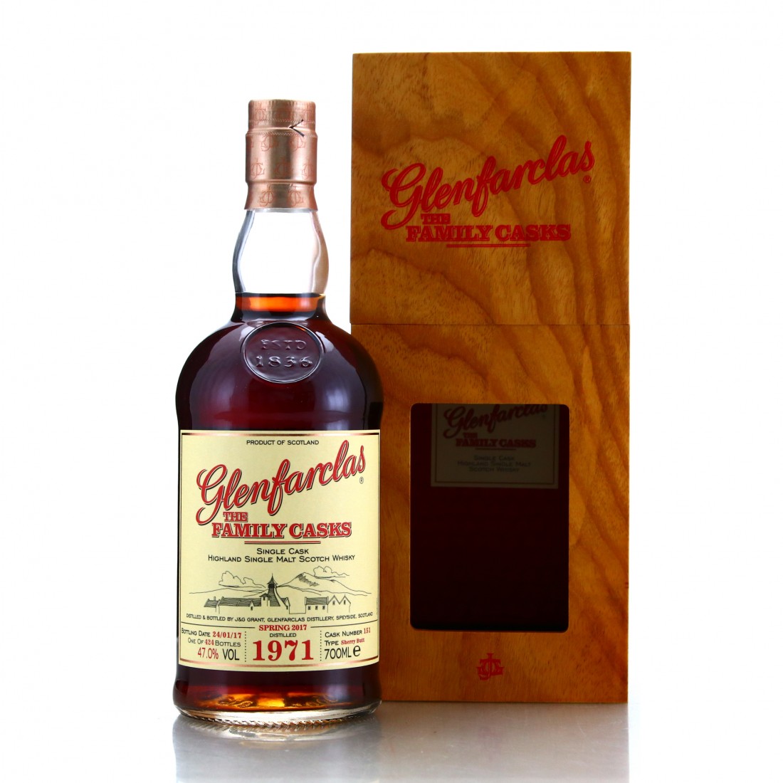 Glenfarclas 1971 Family Cask #151 / Spring 2017 | Whisky Auctioneer