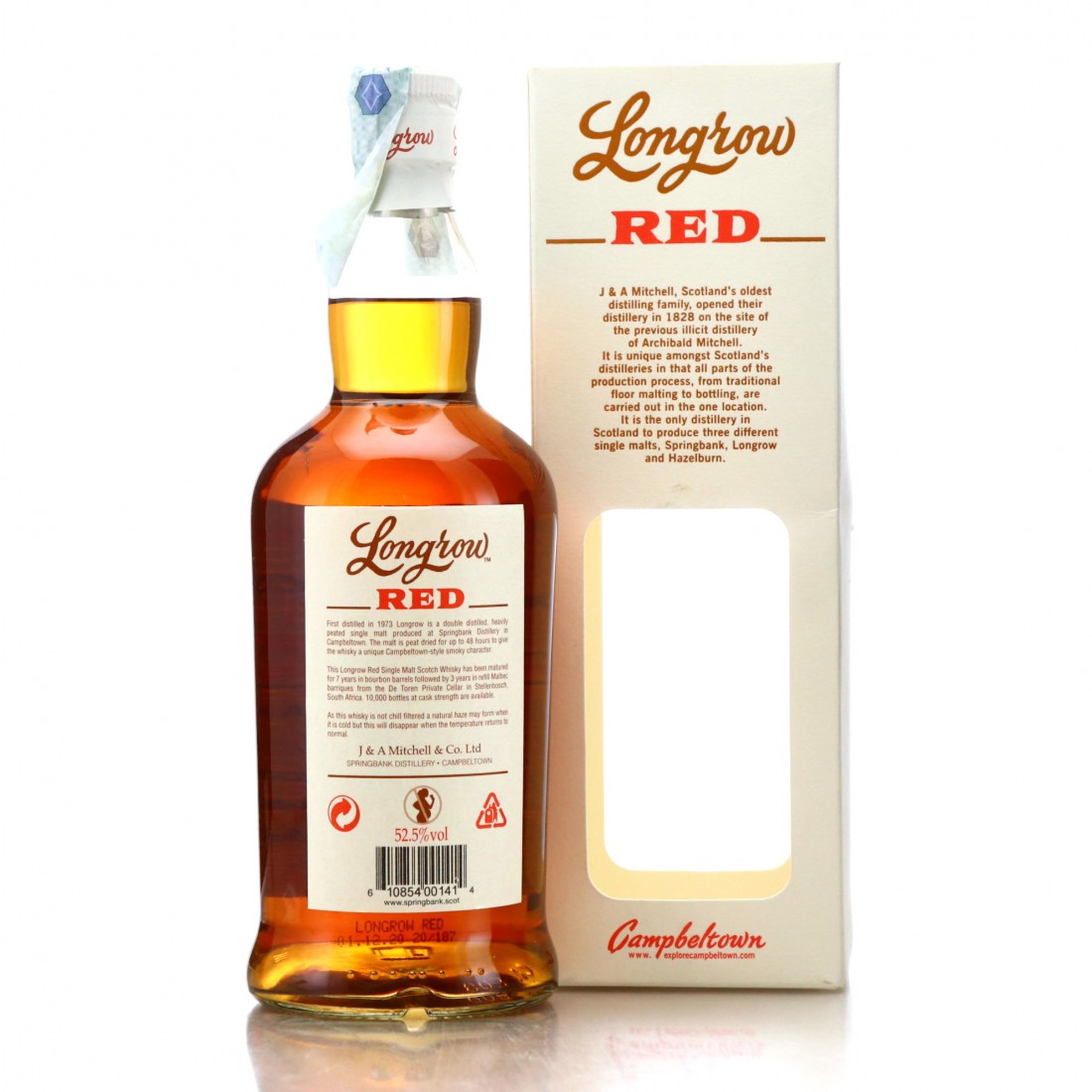 Longrow Red 10 Year Old Refill Malbec | Whisky Auctioneer