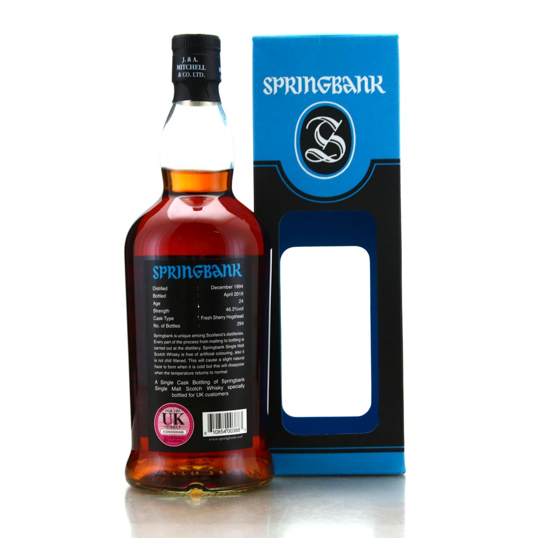 Springbank 1994 Single Sherry Cask 24 Year Old / UK | Whisky Auctioneer