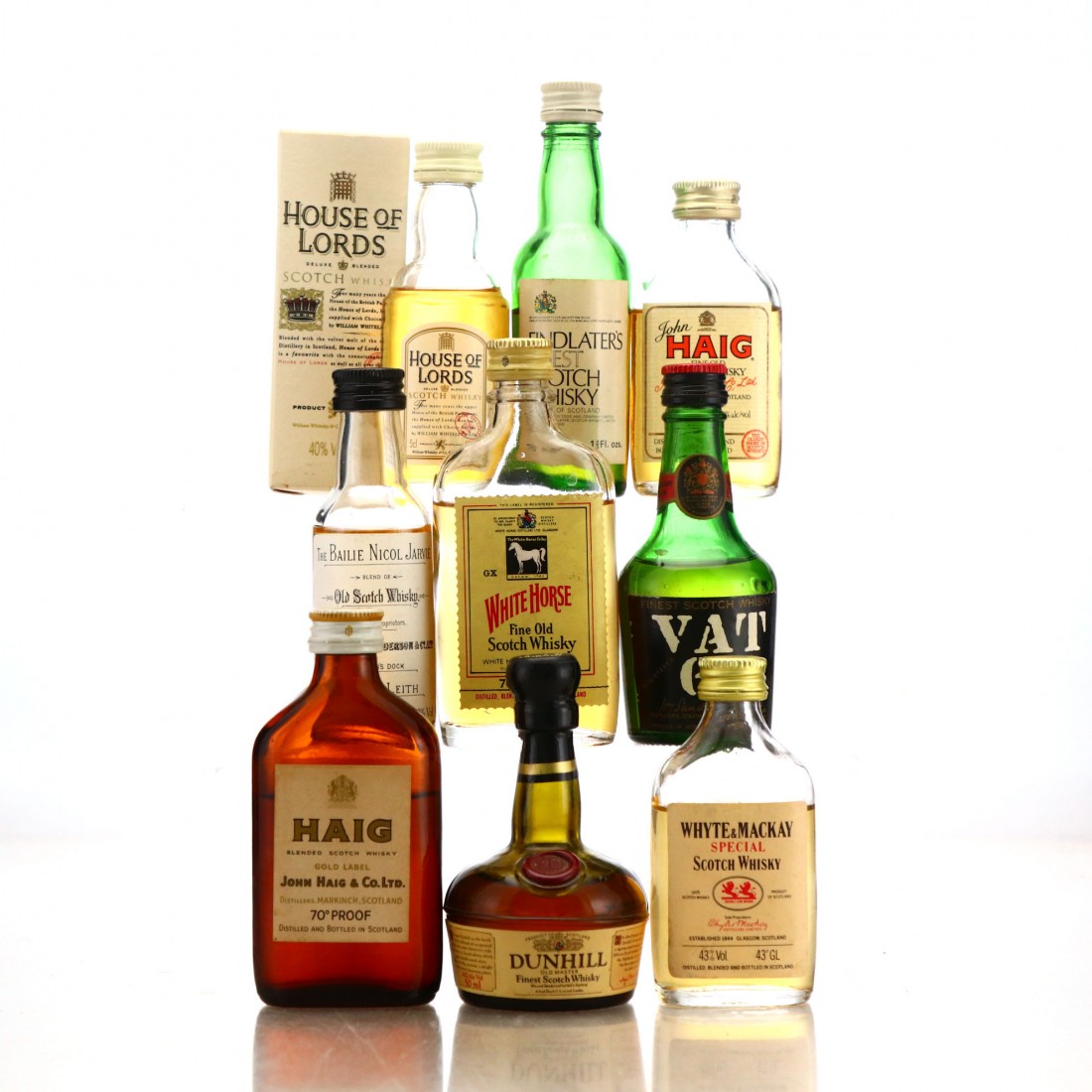 Scotch Whisky Miniature x 9 | Whisky Auctioneer