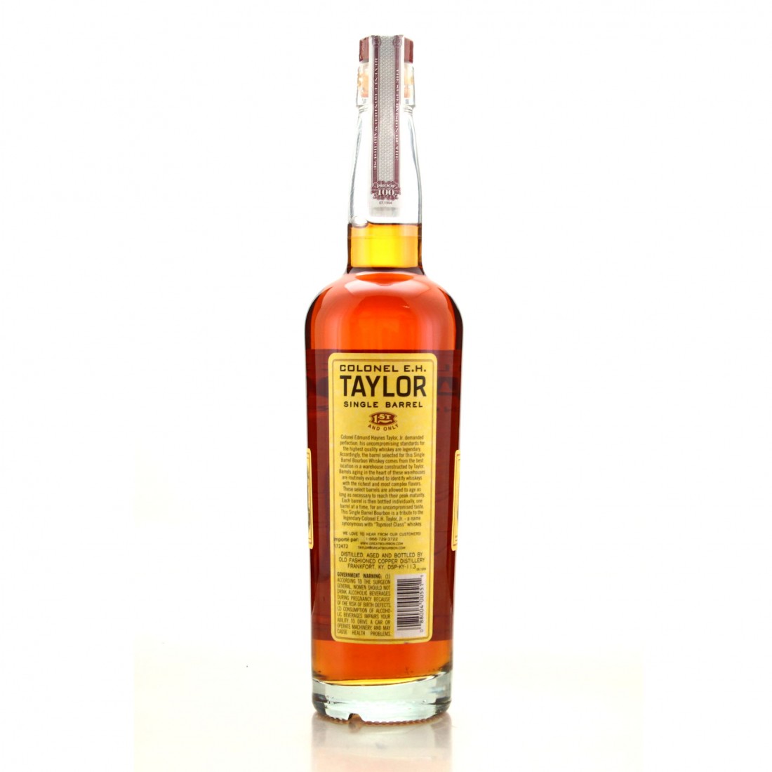Colonel E.H. Taylor Single Barrel Bourbon 2021 | Whisky Auctioneer