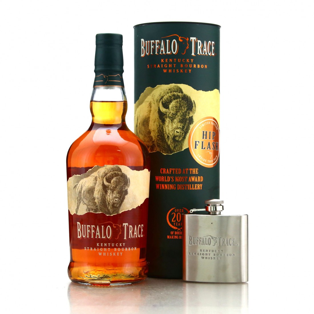 Buffalo Trace Kentucky Straight Bourbon 80 Proof 70cl Gift Pack ...