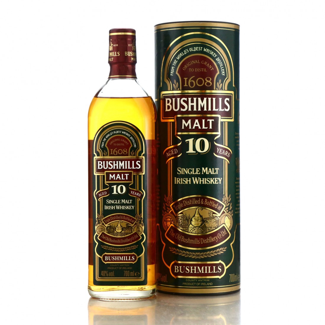 Bushmills 10 Year Old Single Malt | Whisky Auctioneer Bushmills 10 Year Old Single Malt | Whisky Auctioneer