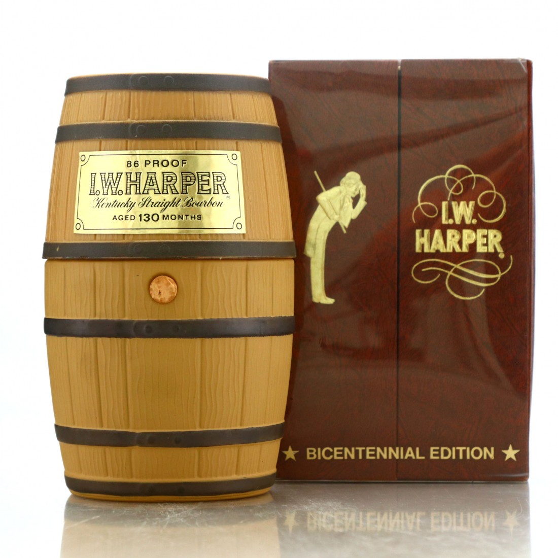 I.W. Harper 130 Month Old Kentucky Straight Bourbon Barrel Decanter ...