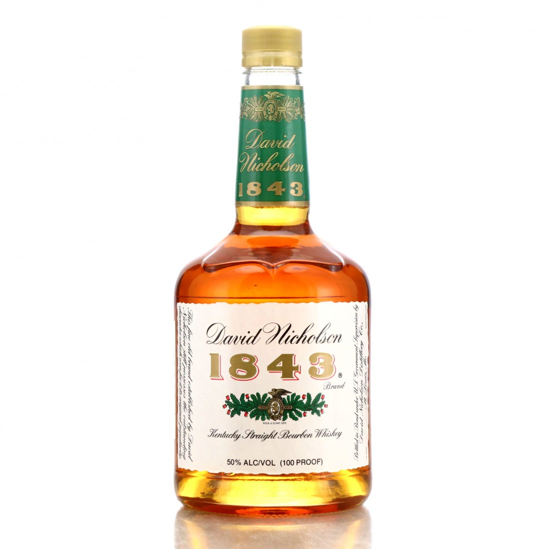 David Nicholson '1843' Bottled in Bond Bourbon / Stitzel-Weller ...