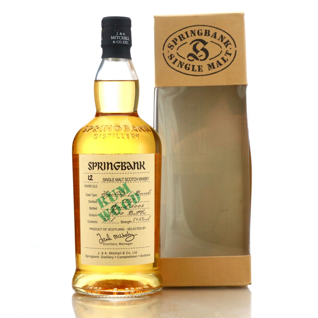 Springbank 1989 Rum Wood 12 Year Old | Whisky Auctioneer