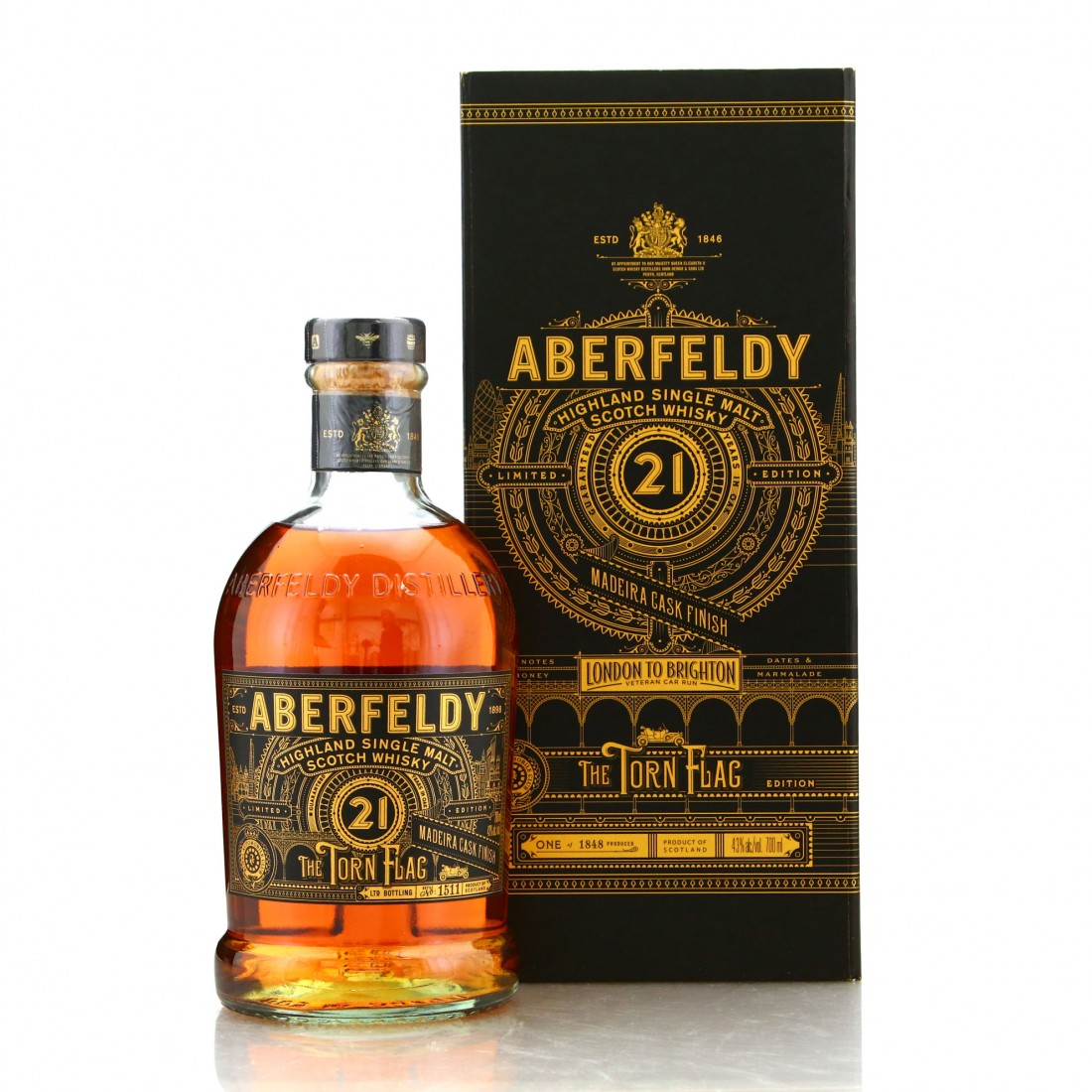 Aberfeldy 21 Year Old The Torn Flag | Whisky Auctioneer