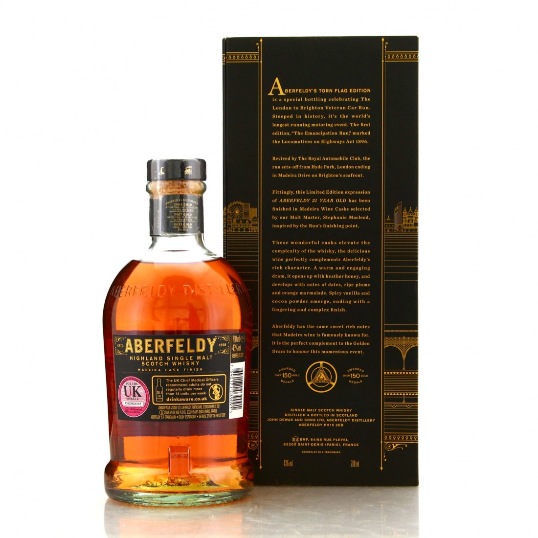 Aberfeldy 21 Year Old The Torn Flag | Whisky Auctioneer