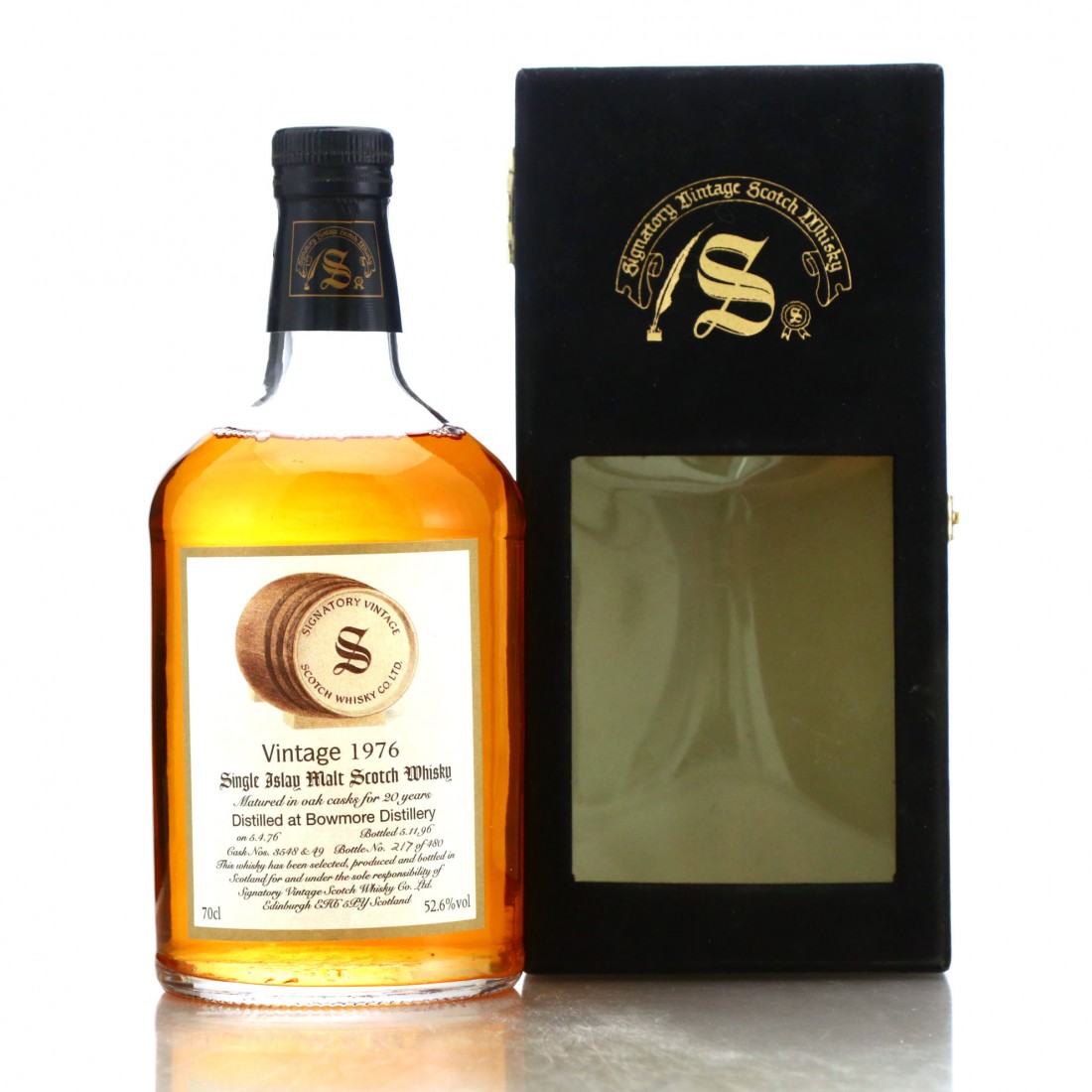 Bowmore 1976 Signatory Vintage 20 Year Old | Whisky Auctioneer