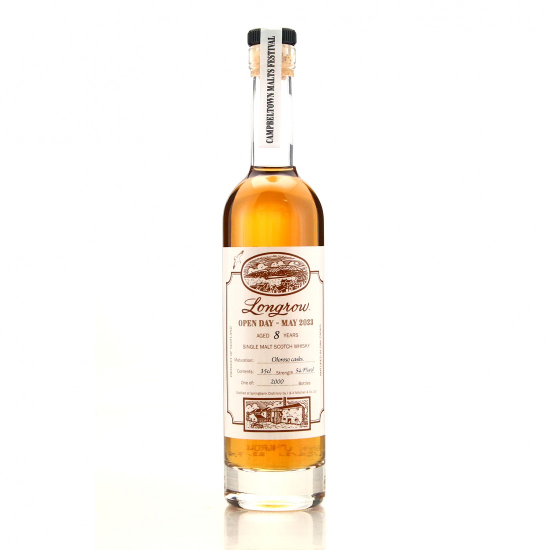 Longrow 8 Year Old Oloroso Casks 35cl / Campbeltown Malts Festival 2023 ...