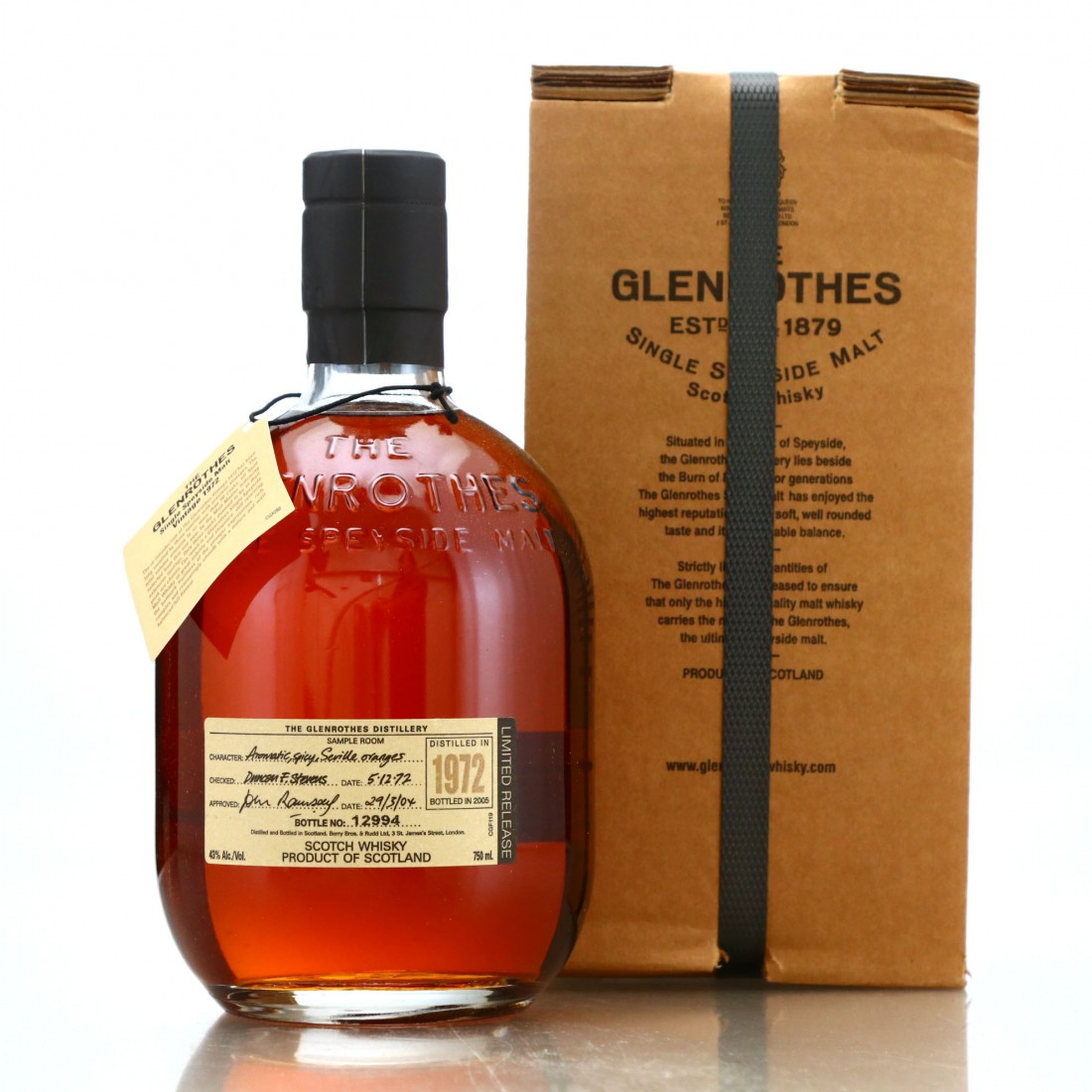 Glenrothes 1972 Vintage | Whisky Auctioneer