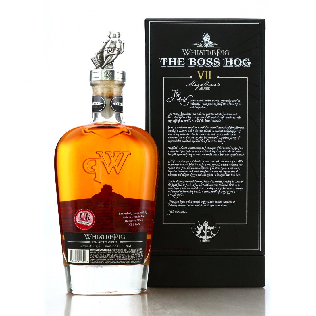 Whistlepig 17 Year Old Single Barrel Rye #12 / The Boss Hog 7th Edition ...