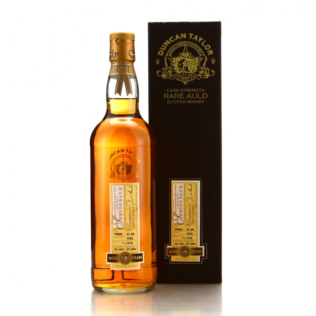 Springbank 1967 Duncan Taylor 37 Year Old | Whisky Auctioneer