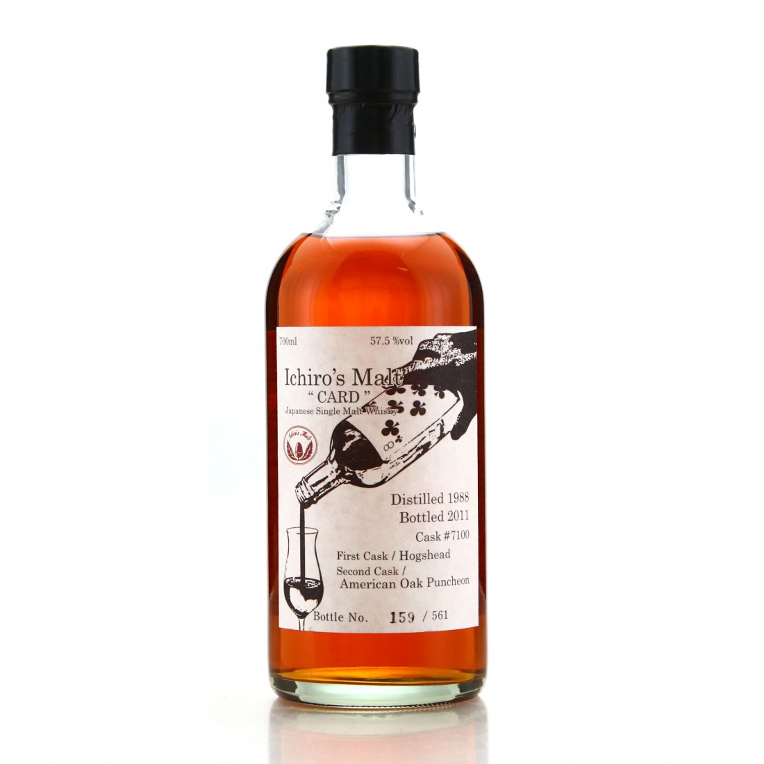 Hanyu 1988 Ichiro's Malt 'Card' #7100 / Eight of Clubs | Whisky Auctioneer