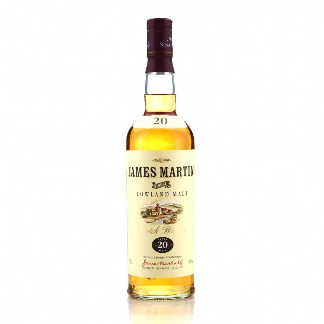 James Martin 20 Year Old Lowland Single Malt | Whisky Auctioneer