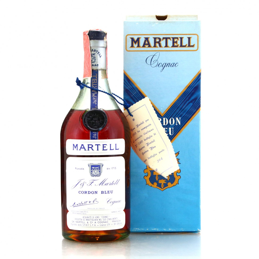 Martell Cordon Bleu Cognac 1960s-70s | Whisky Auctioneer